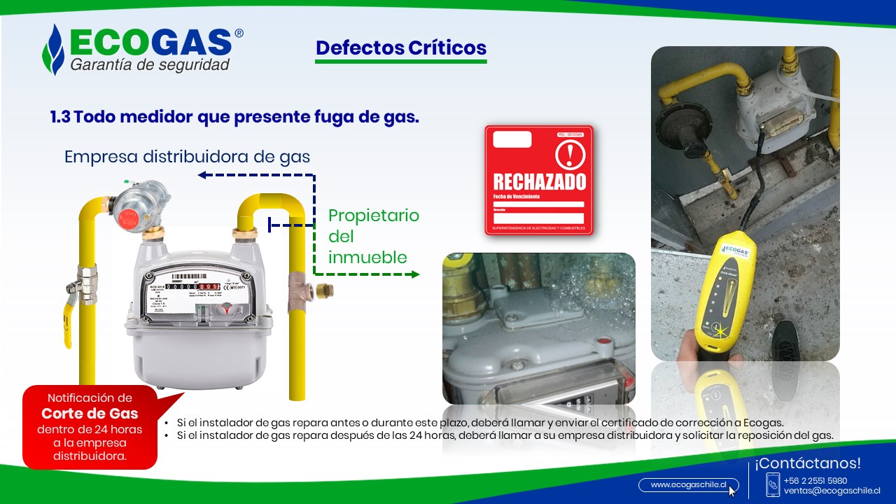 Ecogas Chile – Inspección y Certificación de instalación de gas