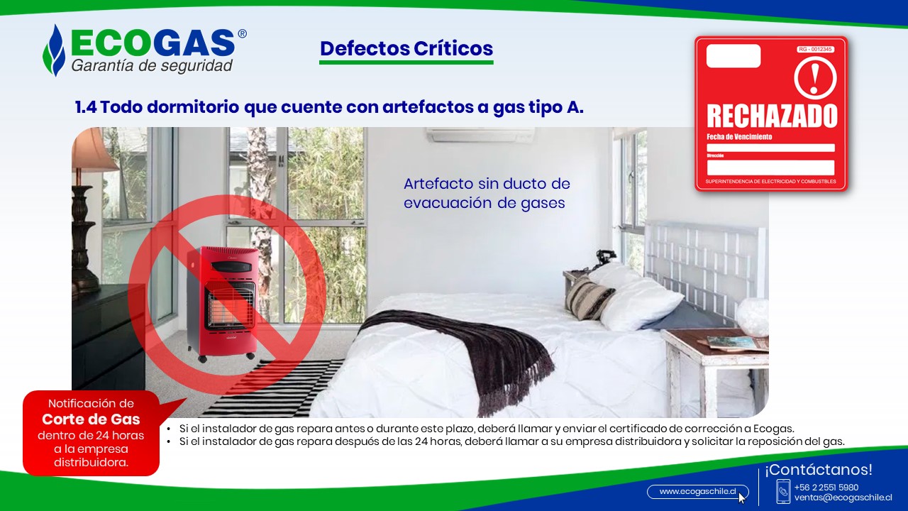 Ecogas Chile – Inspección y Certificación de instalación de gas