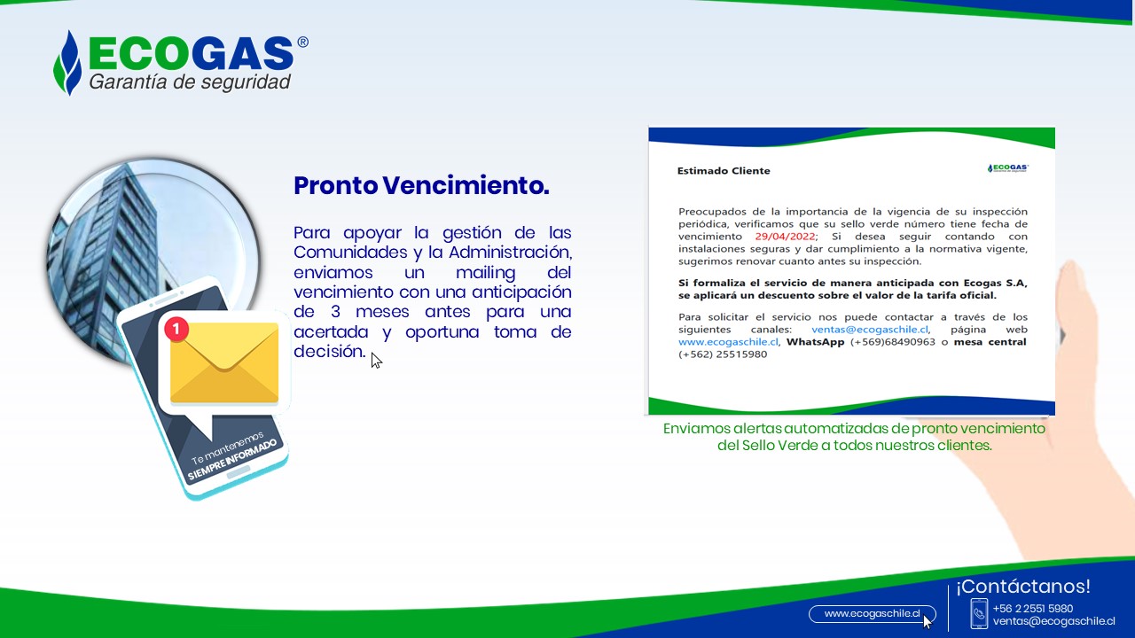 Ecogas Chile – Inspección y Certificación de instalación de gas